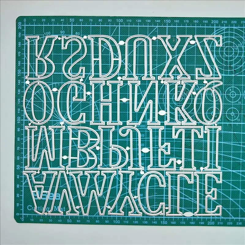 Large Alphabet Die Cuts Large Size Metal Cutting Dies Stencils For Diy ...