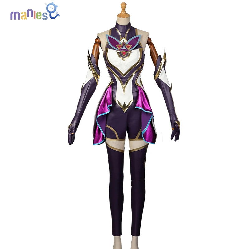 Manles Akali Star Guardian Cosplay Costume Game LOL 2022 New Akali Kda ...