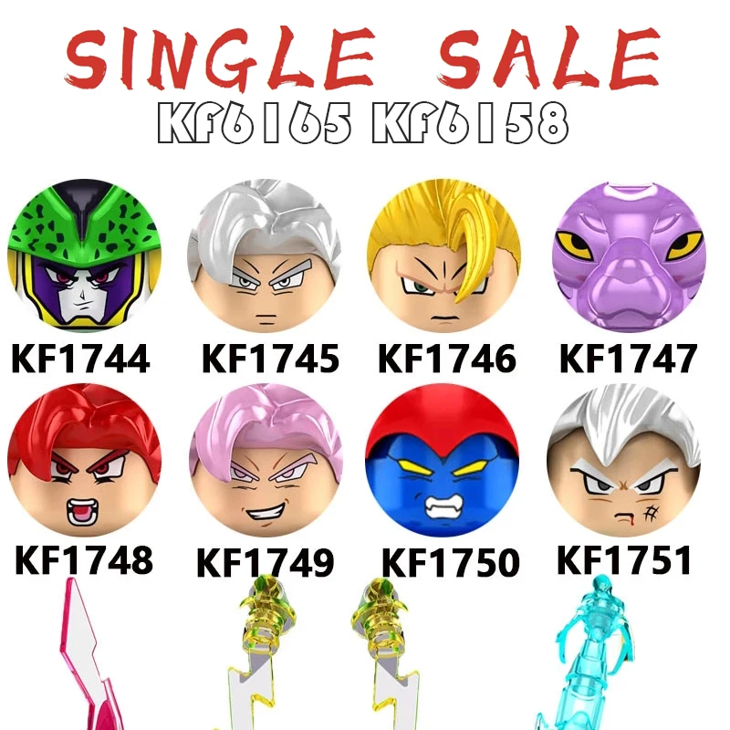 Famosa Série Anime Character Build Blocks, Mini Figuras de Ação ...