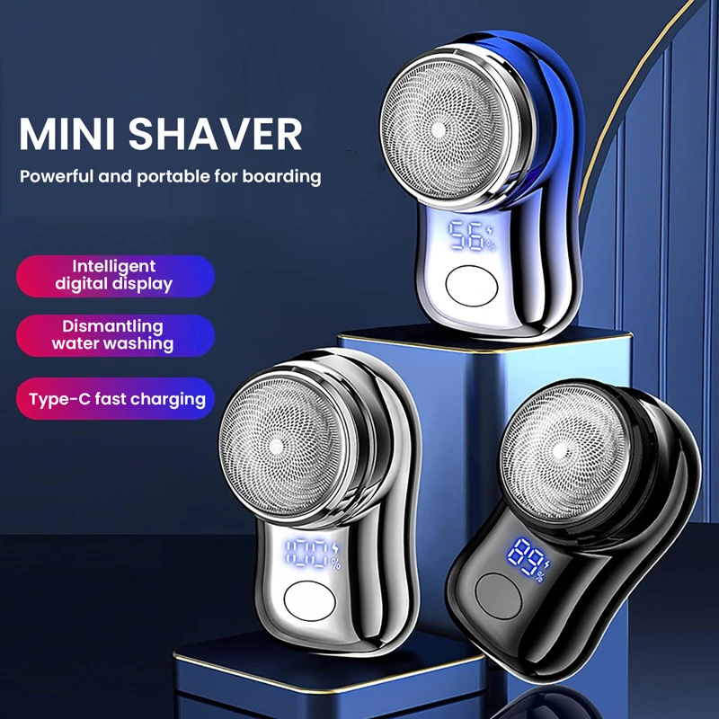 Men-s-Electric-Shaver-USB-Cordless-Rechargeable-Wet-Dry-Shaver-Mini ...