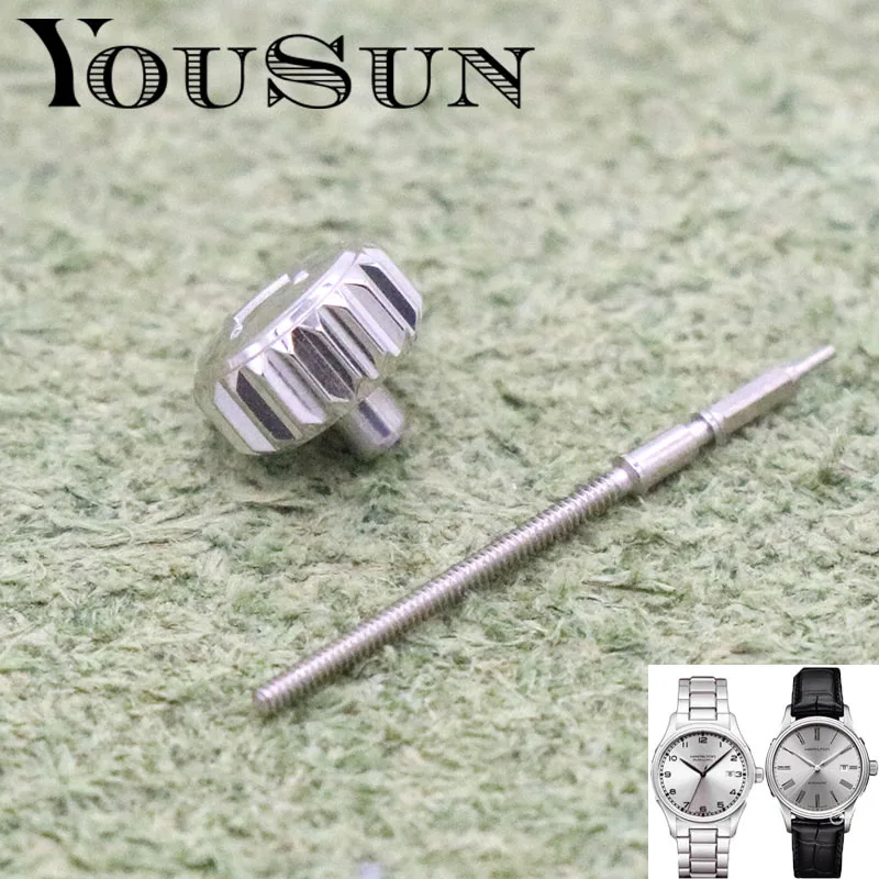 For Hamilton VALIANT Series H395150 Watch Head Handle Crown Accessories ...