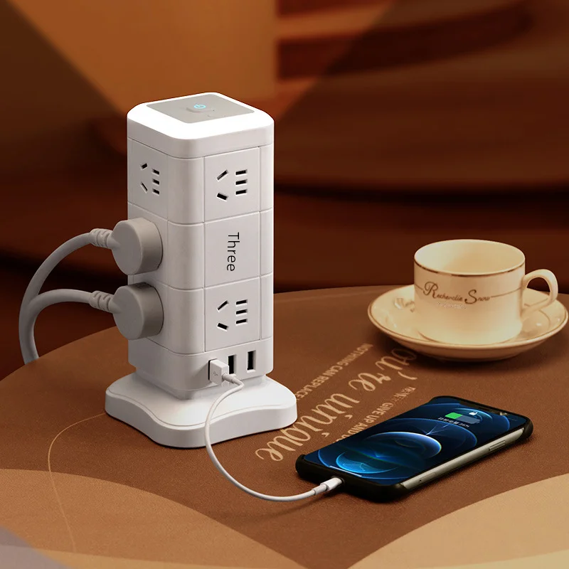 Multi-functional-Standing-Home-Socket-Multi-hole-Power-Strip-Usb ...