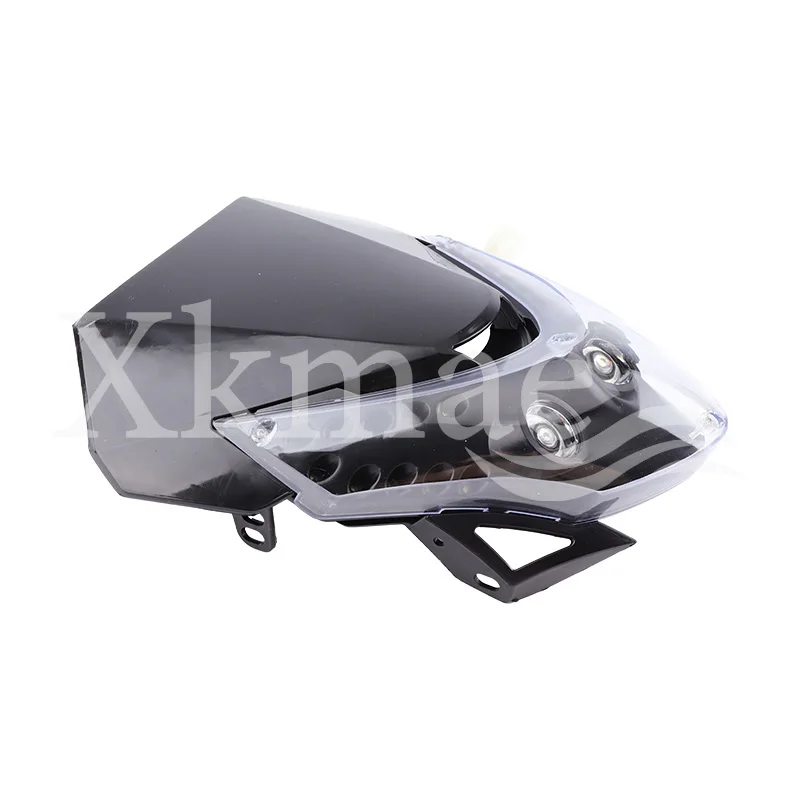 NEW-LED-ghost-face-headlight-lampshade-off-road-vehicle-motorcycle ...
