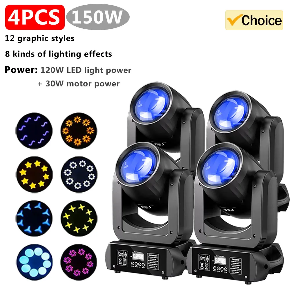 150W-8-8-Pattern-12-Channel-Mini-Stage-Lights-RGBW-Disco-Light-DJ-Party ...