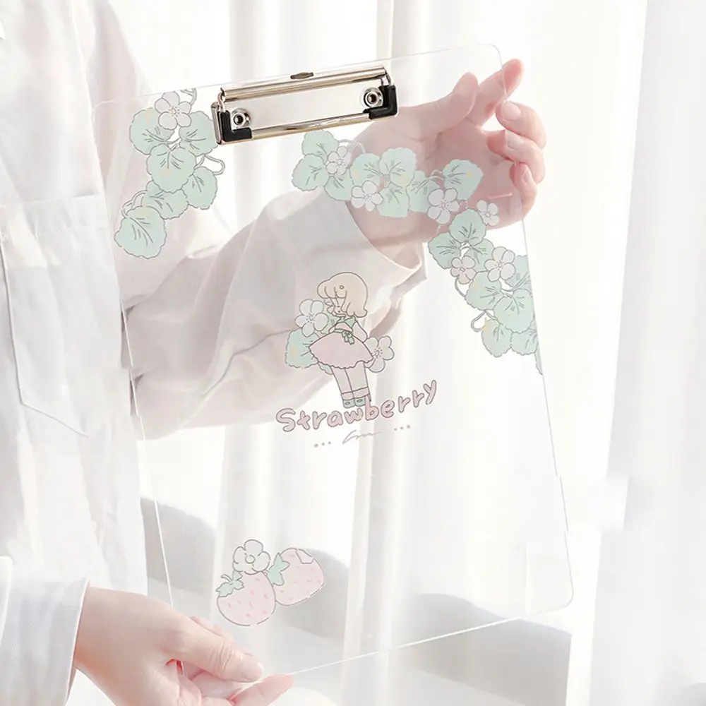 Kawaii Transparent A4 Paperboard Multifunctional Cartoon Writing Board ...