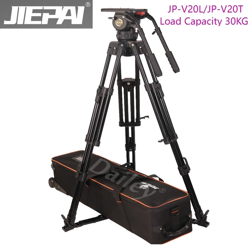 JIEPAI-V20T-Heavy-Duty-Carbon-Fiber-Video-Camera-Tripod-100mm-Bowl ...