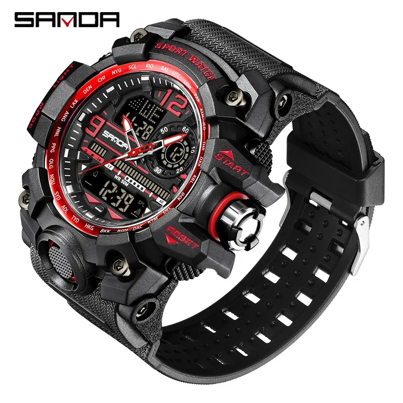 Fashion Sanda Top Brand G Style New Luxury Sport Men Quartz Watch ...