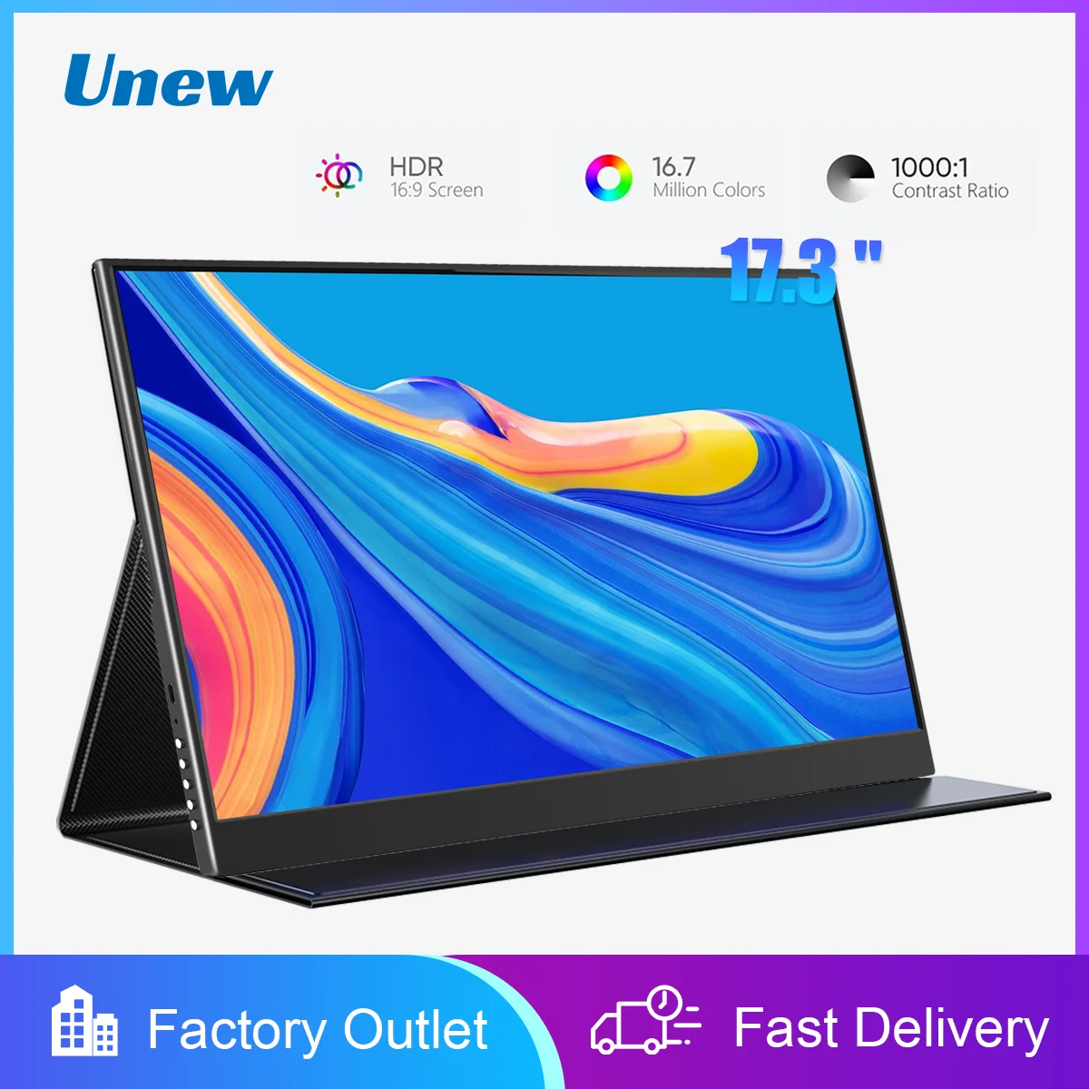 Monitor-port-til-de-17-3-pulgadas-pantalla-de-1920x1080-100-sRGB-HDR ...