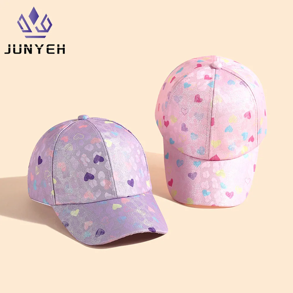 Peaked-Caps-Children-s-Love-Pattern-Students-Hat-Colorful-Girls ...