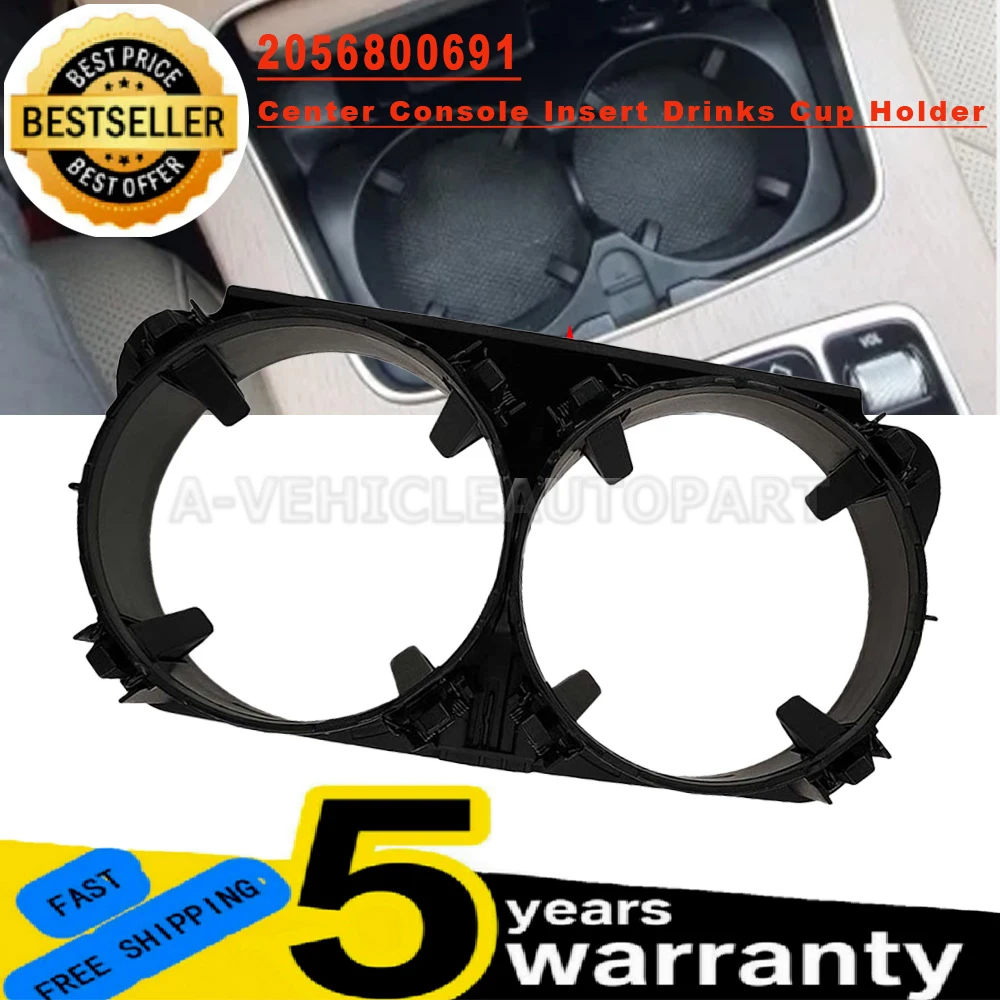 Car-Center-Console-Water-Cup-Holder-Accessories-For-Mercedes-W205-W213 ...