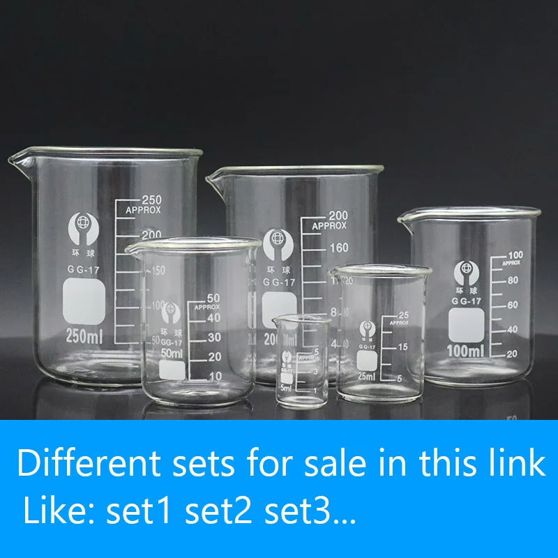 Lab-Heat-resist-Scaled-Measuring-Cup-Borosilicate-Glass-Beaker ...