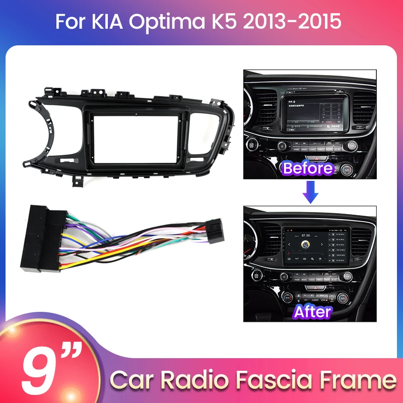 Car-Multimedia-Radio-Center-Console-Panel-Bracket-Kit-Frame-for-KIA-K5 ...