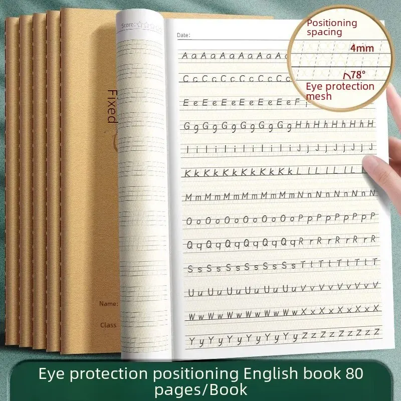 B5-English-Notebook-For-Grade-3-Primary-School-Students-16k-Four-line ...