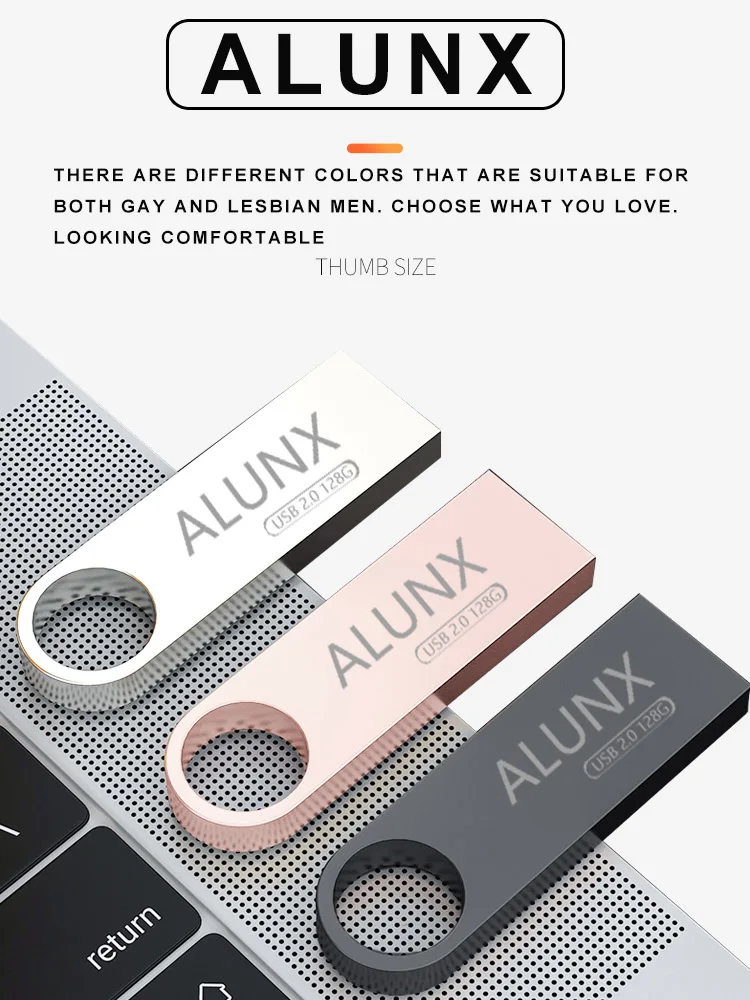 ALUNX-Metal-USB-Flash-Drive-Pendrive-Memory-Stick-Pen-Drive-8GB-16-GB ...