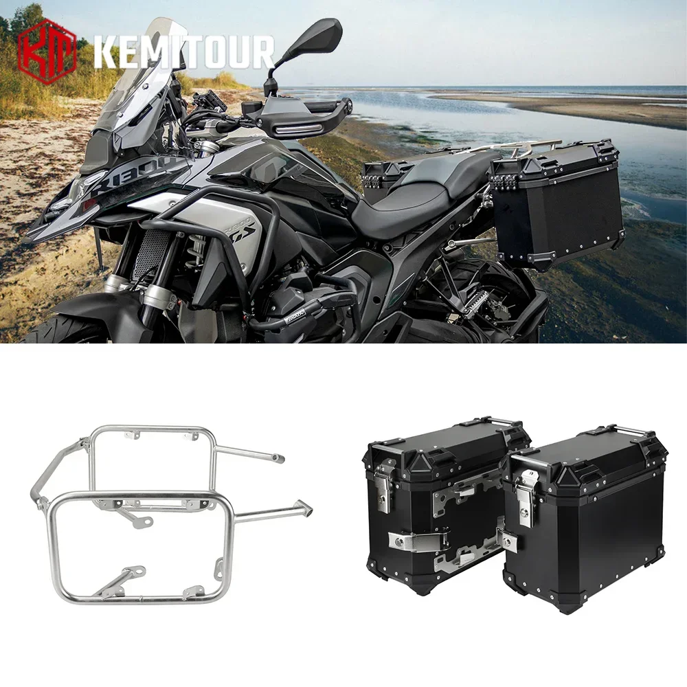 For BMW R1300GS 2023-2025 Motorcycle Side Box Aluminum Saddle Luggage ...