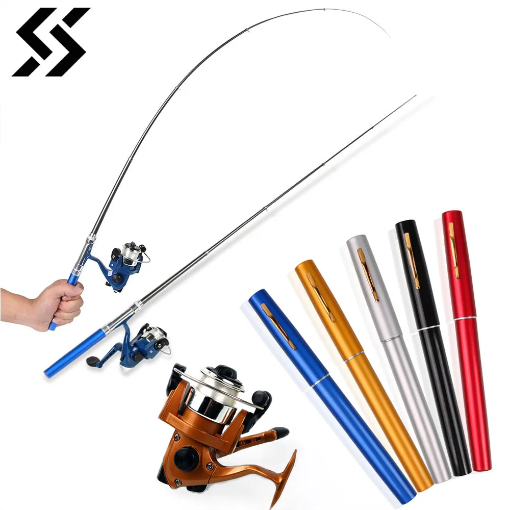 Sougayilang Five Colors Fishing Rod Reel Combo Ultra lightweight 1.0m ...