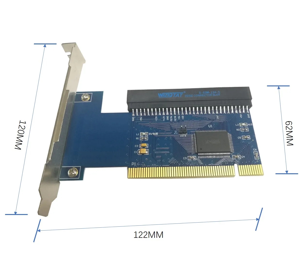 32-bit-PCI-to-8-bit-ISA-Card-62-foot-Adapter-Board-Golden-Tax-Card-Tax.jpg
