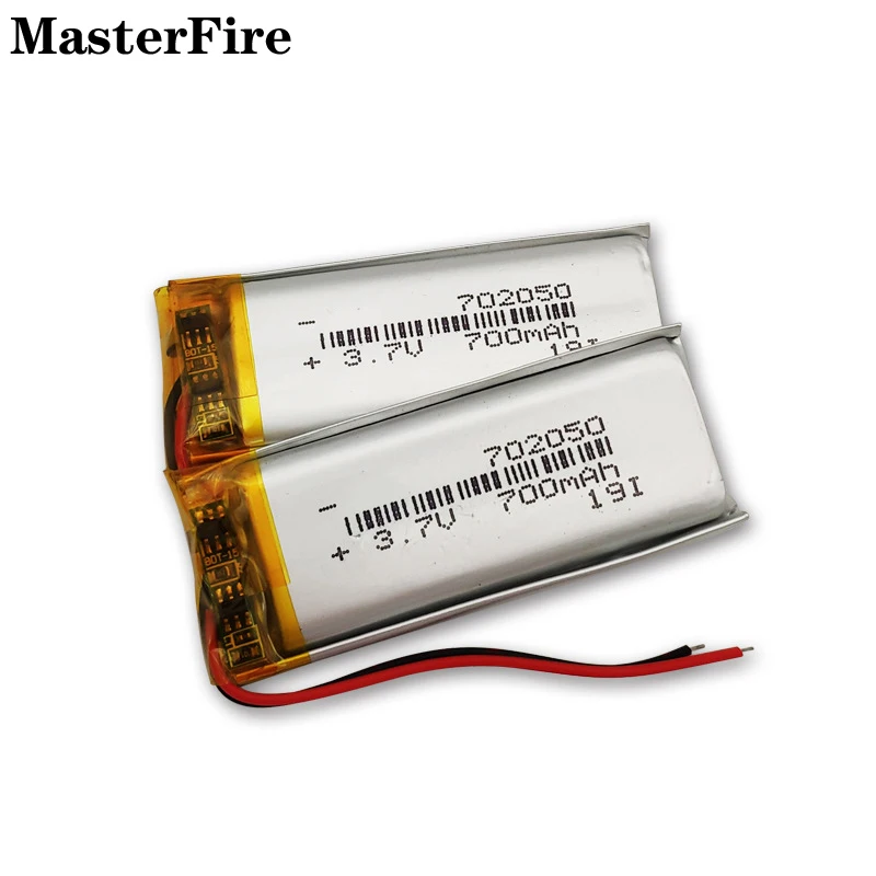 20x-3-7V-700mah-Rechargeable-Lithium-Polymer-Battery-702050-for-Voice ...