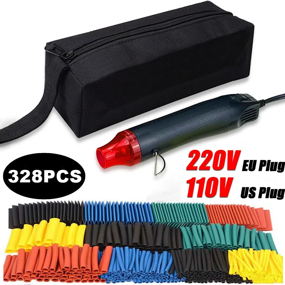 110-220V-Hot-Air-Gun-300W-Electric-Mini-Blower-with-Heat-Shrink-Tube ...