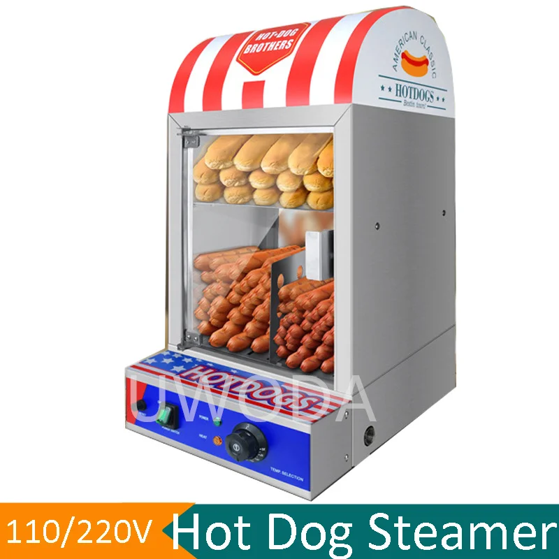 Stainless-Steel-Hot-Dog-Warming-Showcase-Commercial-Electric-Hot-Dog ...