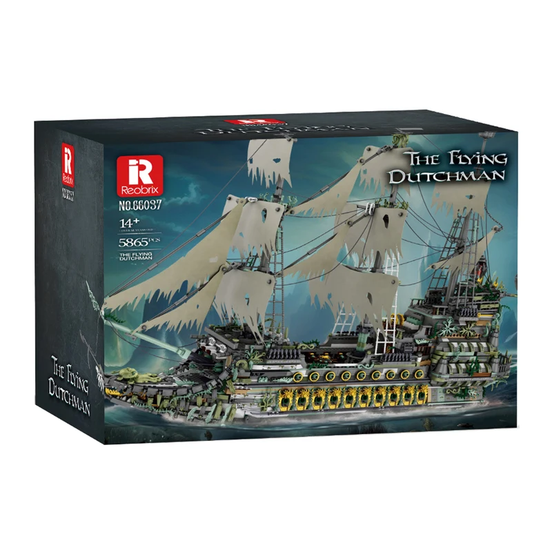 IN-STOCK-Reobrix-66037-Flying-Dutchman-Pirate-Ship-Building-Blocks ...