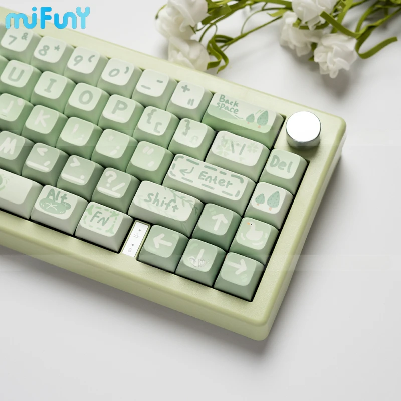 MiFuny-GMK67-Mechanical-Keyboard-Bluetooth-67-Keys-Tri-mode-RGB-Backlit ...