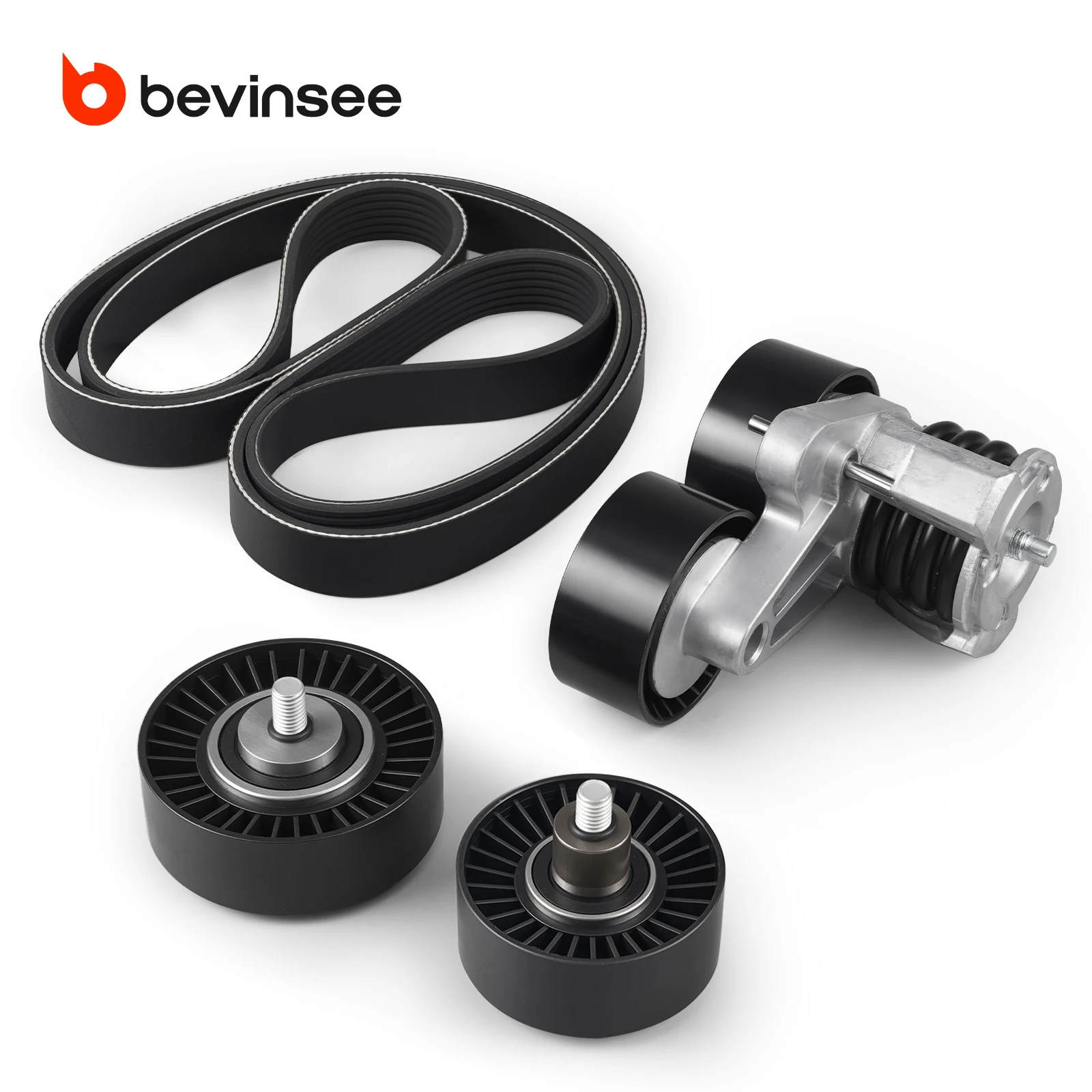 For N55 Engine Drive Belt Pulley Tensioner Kit with Bolt For BMW E90 ...