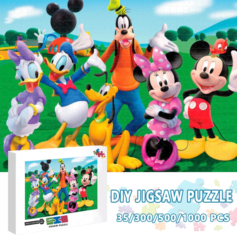 300-500-1000-Pieces-Puzzle-for-Adults-Jigsaw-Puzzle-Mickey-Mouse-Brain ...