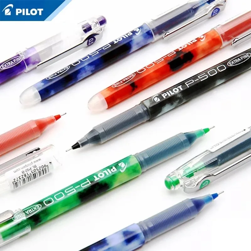 Japan PILOT P500/P700 Gel Pen 6pc/12pc Set Stationery Supplies ,Large ...