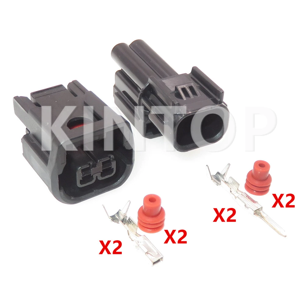 1 Set 2 Pins 6189 7408 Car Male Female Docking Waterproof Connector For ...