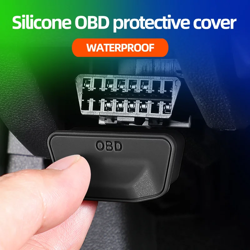 OBD Cover Lock Waterproof Vehicles Lid OBD Protector Silicone ...
