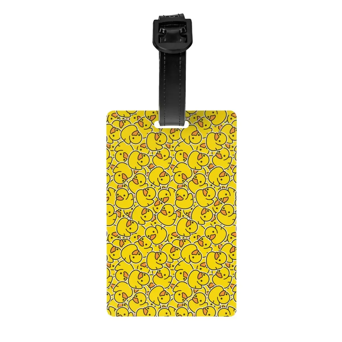 Yellow-Classic-Rubber-Duck-Luggage-Tag-Custom-Baggage-Tags-Privacy ...