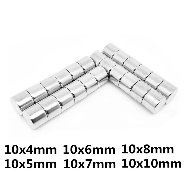 10/20/40/60PCS Strong Round Neodymium Magnets NdFeB N35 Super Powerful ...