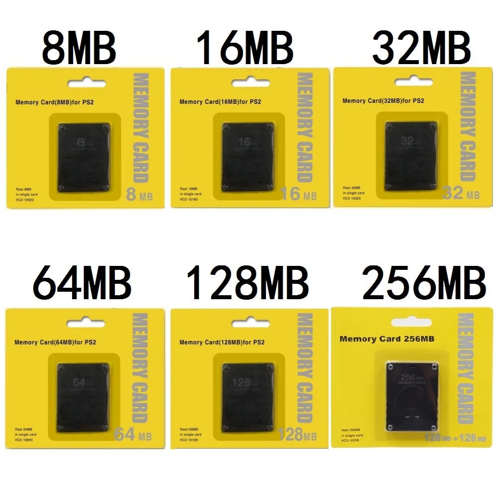 For-PS2-Memory-Card-8MB-16MB-32MB-64MB-128MB-256MB-PS2-Memory-Card-for ...