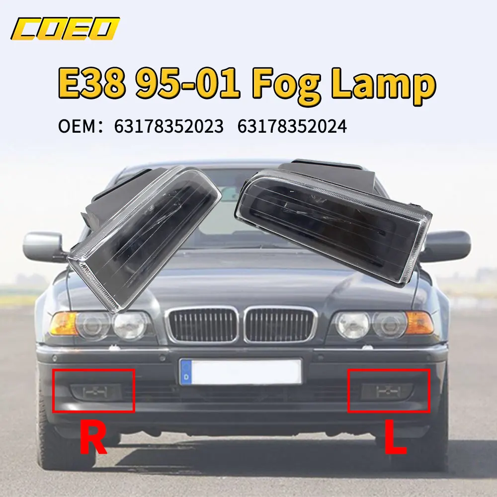 1-pair-Auto-Front-Bumper-Fog-Light-Lamp-Assembly-With-Bulbs-For-BMW-E38 ...