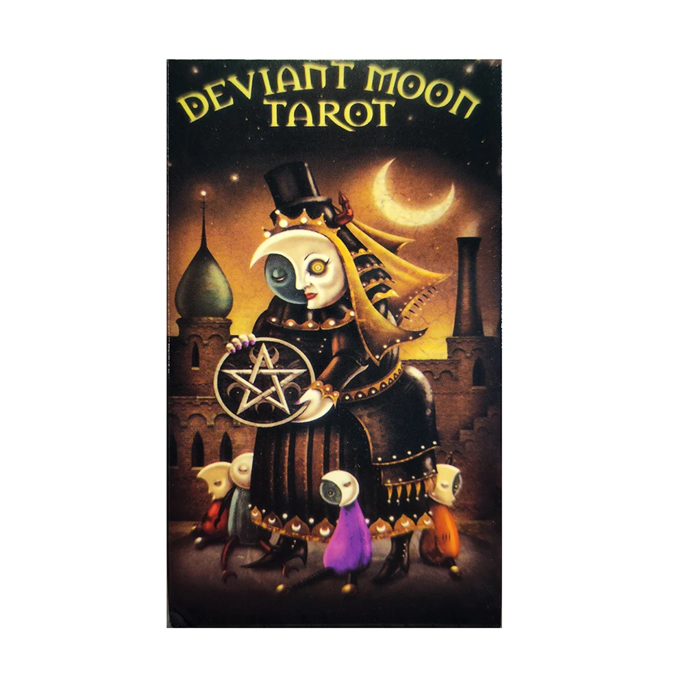 12×7CM Deviant Moon Divination Tarot: Borderless Edition Cards and ...