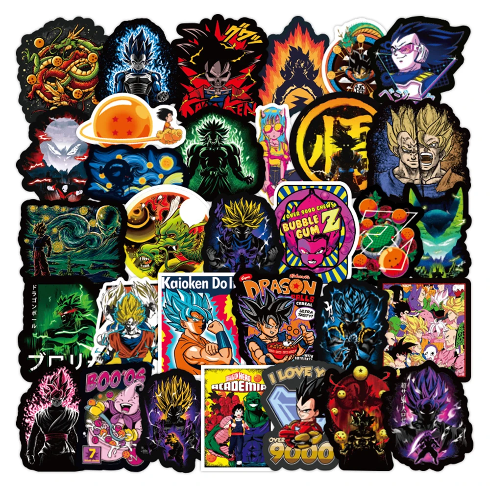 Dragon Ball Z Laptop Stickers | Portable Stickers Dragon Ball - 10/30 ...