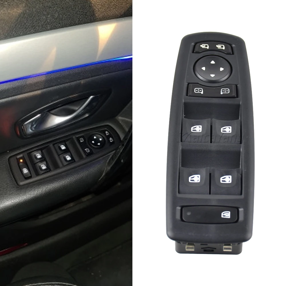 25400-0008R Front Left Power Master Window Switch For Renault Fluence ...
