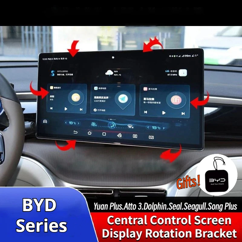 BYD-Atto-3-Yuan-Plus-Dolphin-Seal-Song-Plus-Han-GPS-Stand-Navigation ...