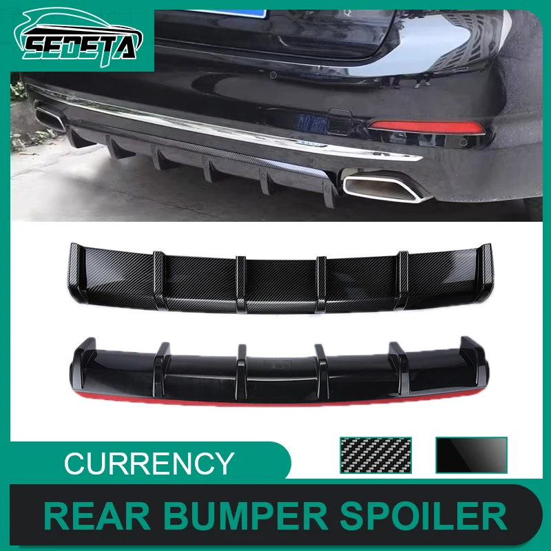 Car Rear Bumper Spoiler Universal 90CM Car Rear Bumper Lip Diffuser 6 ...
