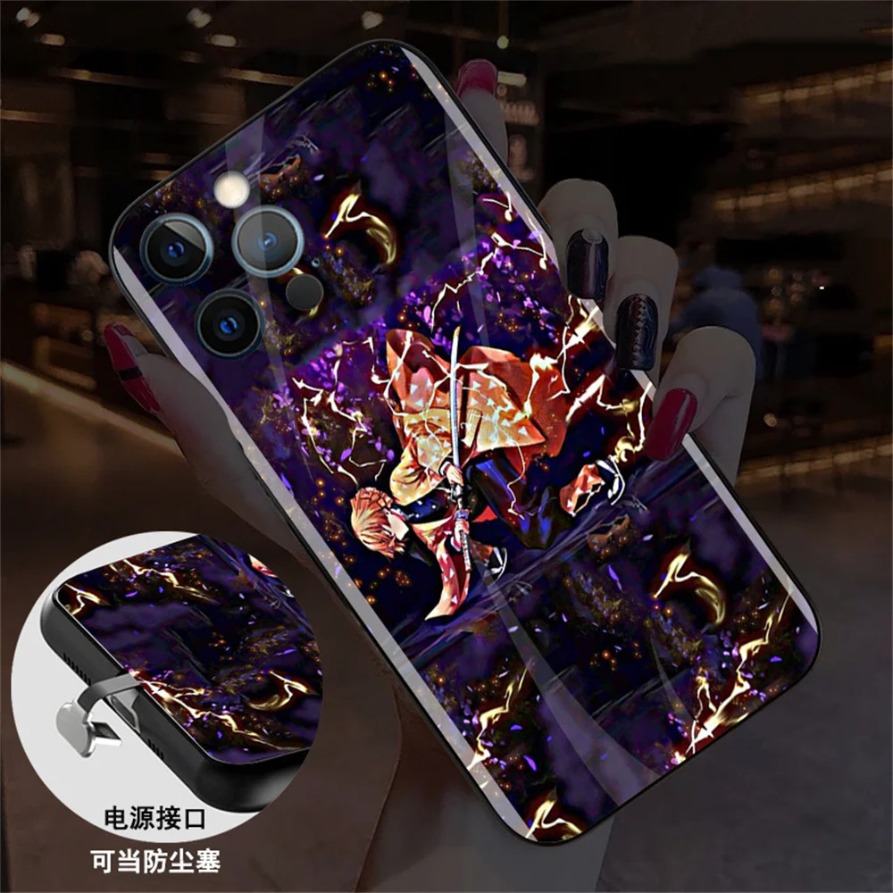Anime Case Cover Lights | Led Light Phone Case Iphone | Iphone Case ...