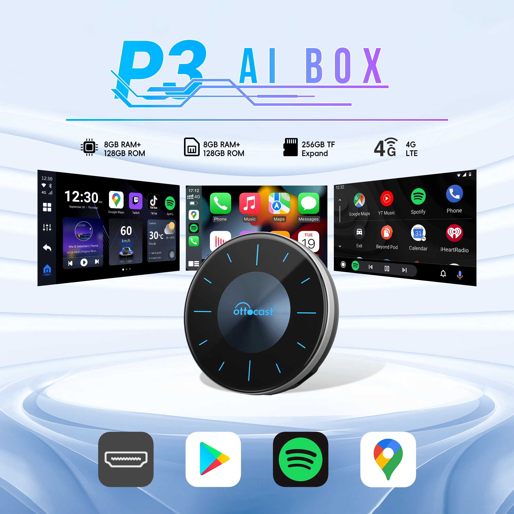 OttoAIBOX-P3-CarPlay-AI-Box-Wireless-Android-Auto-mini-HDMI-TV-Box-Car ...