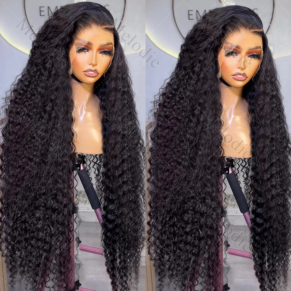 Melodie-40Inch-Curly-Wigs-Human-Hair-Lace-Frontal-Wig-13x6-13X4-HD-Lace ...