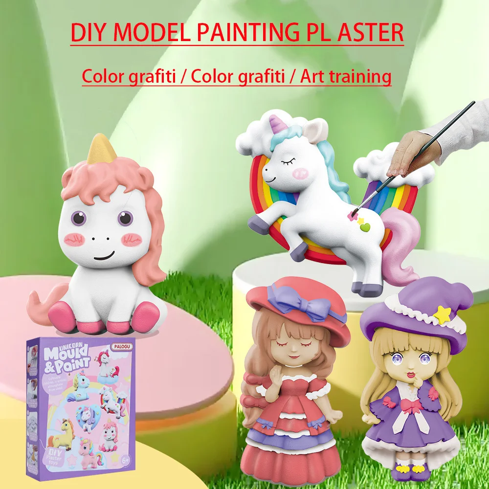 Children-Graffiti-Gypsum-DIY-Toys-Creativity-Scrawl-Paint-Set-Drawing ...
