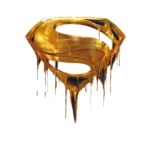 Gold Superman Logo