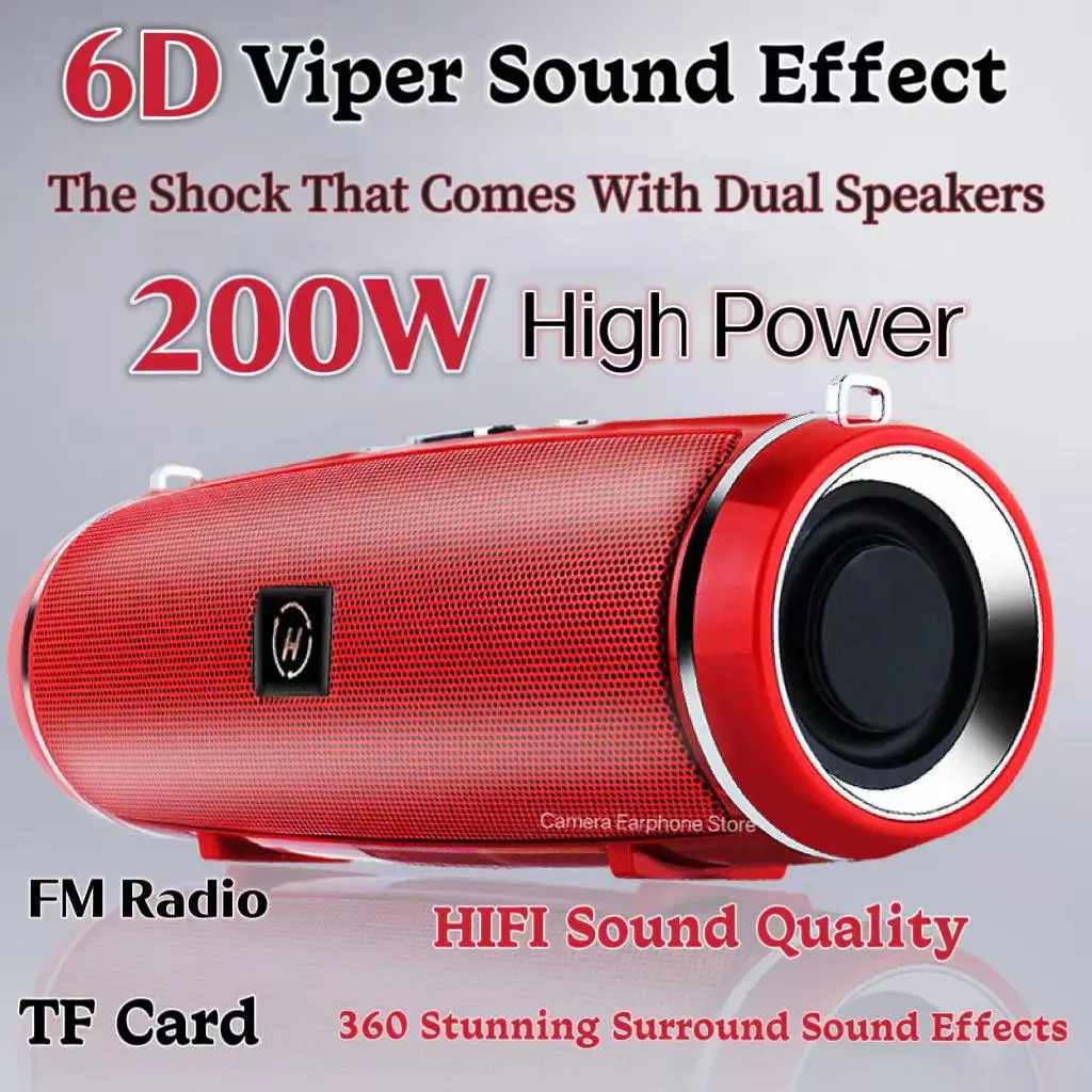 Portable-Wireless-Bluetooth-Speaker-IPX7-Waterproof-Outdoor-HIFI-Pillar ...