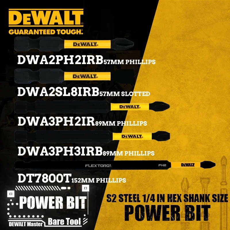 DEWALT-DWA2SL8IRB-DWA2PH2IRB-DWA3PH2IRB-DWA3PH3IRB-DT7800T-Impact-Power ...