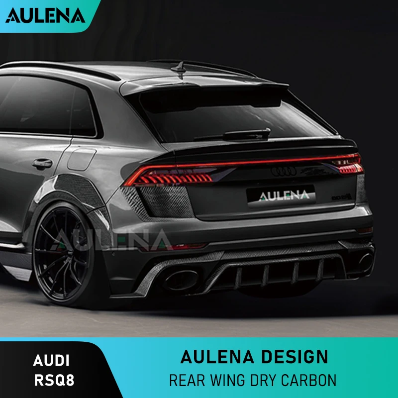 Aulena-Dry-Carbon-Body-Kit-Rear-Wing-Rear-Roof-Spoiler-Top-Window-Wing ...