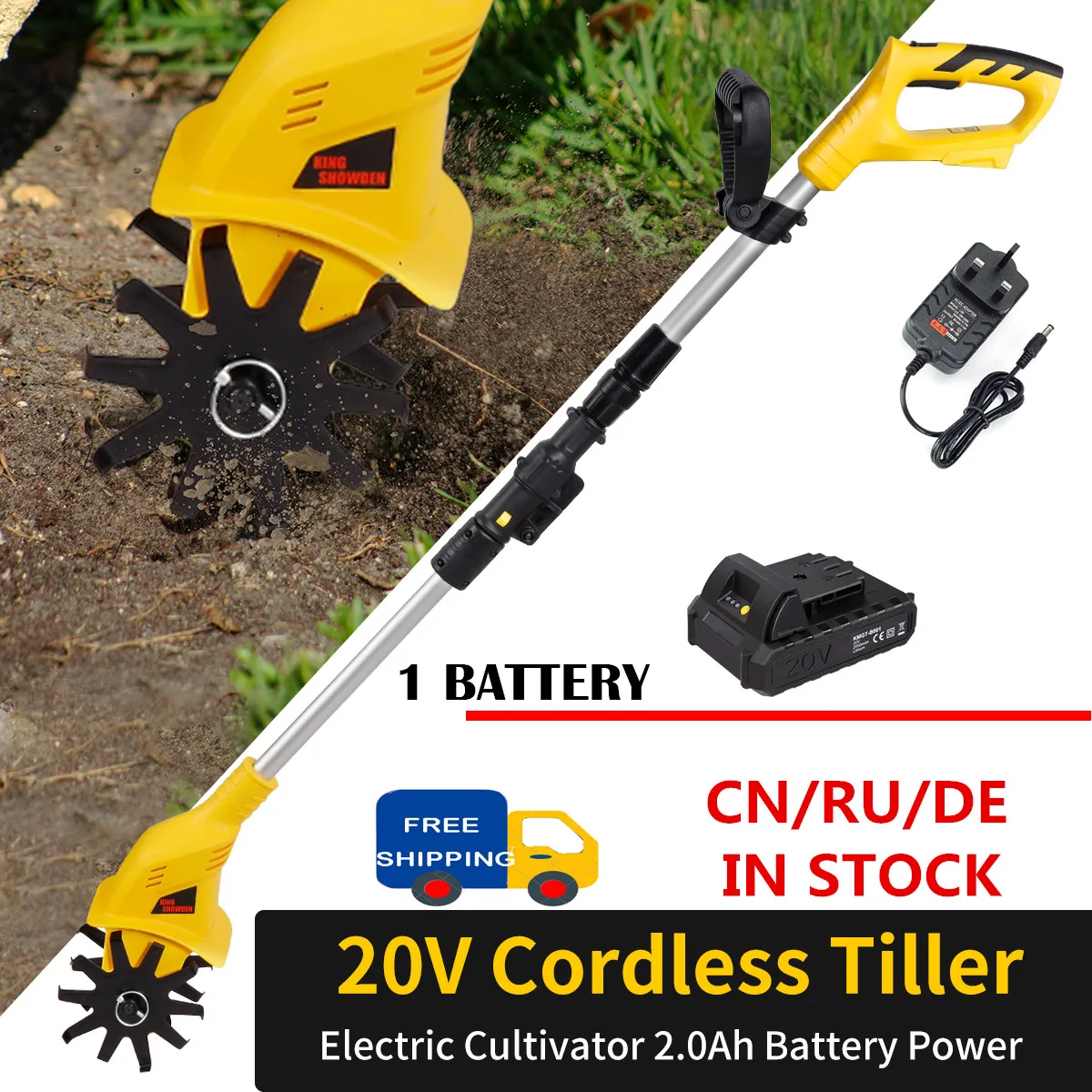 Hoe Cultivator Hand Tiller | Hand Held Tiller Garden | Electric Rotary ...