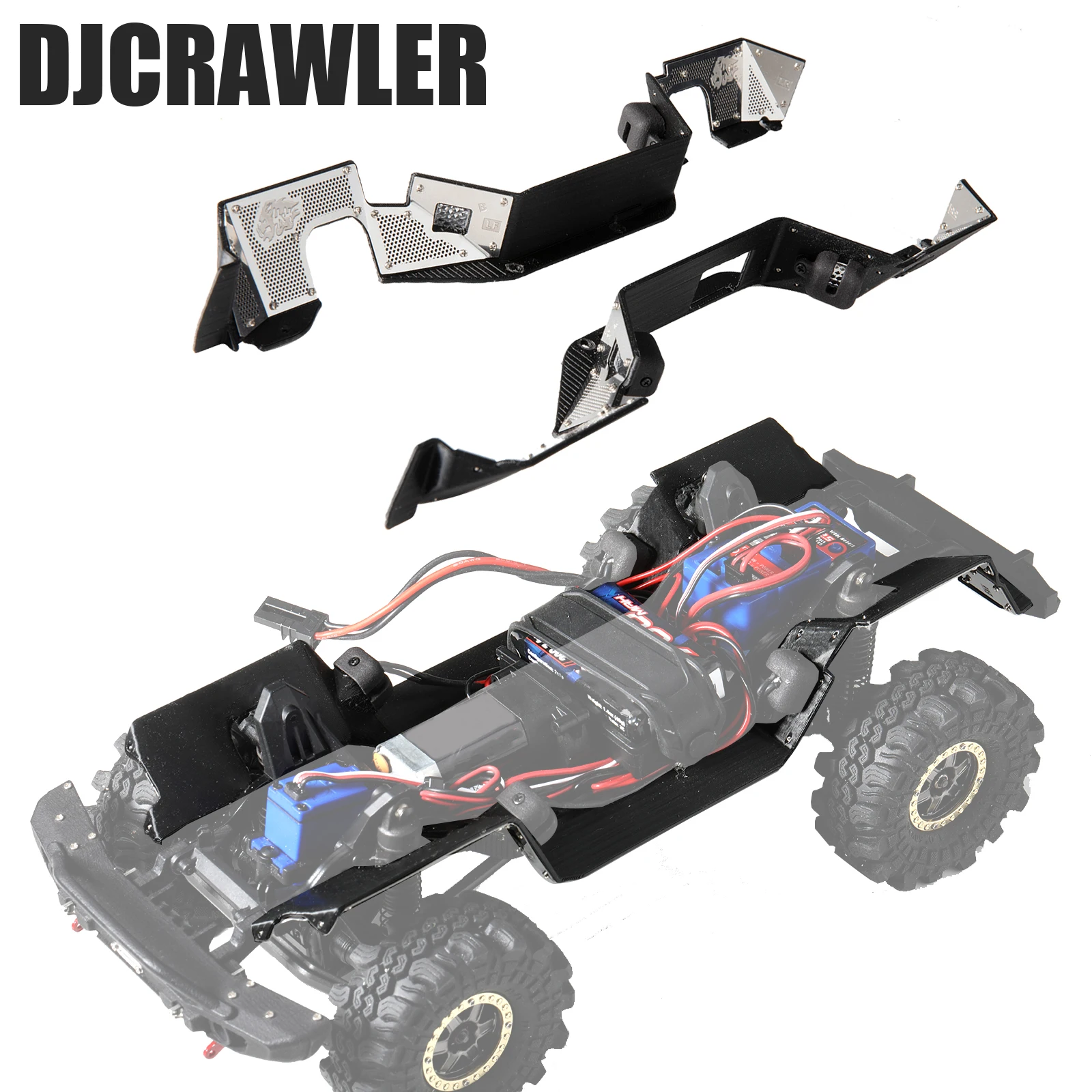 DJC-Fender-Metal-Decoration-Shield-Flat-Chassis-Closure-Mudguard-for ...